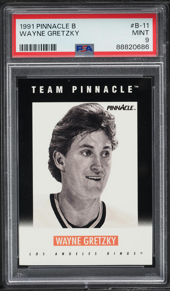 1991 Pinnacle B Wayne Gretzky #B-11 PSA 9 MINT on Fanatics Collect