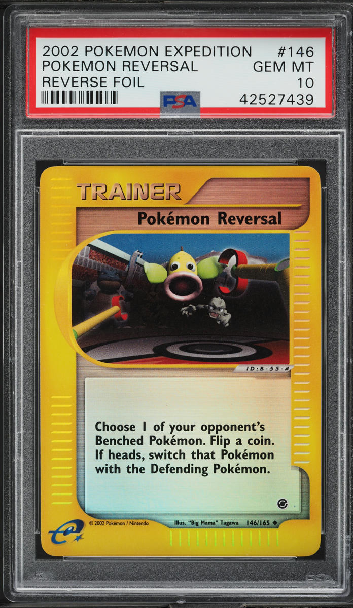 2002 Pokemon Expedition Reverse Holo Pokemon Reversal #146 PSA 10 GEM ...