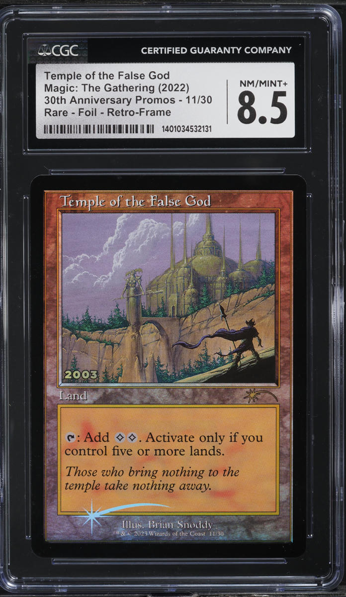 2022 Magic The Gathering 30th Promo Retro-Frame Foil Temple Of False ...