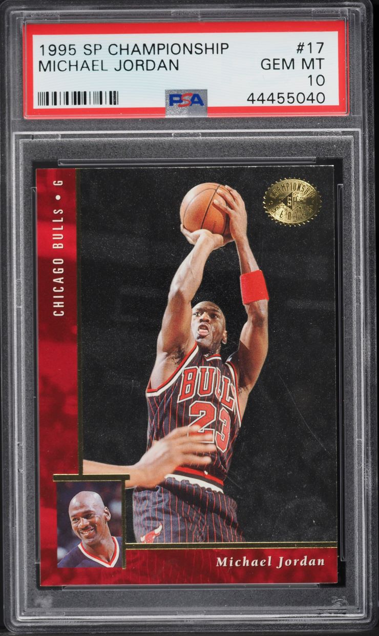 1995 SP Championship Michael Jordan #17 PSA 10 GEM MINT on Fanatics Collect