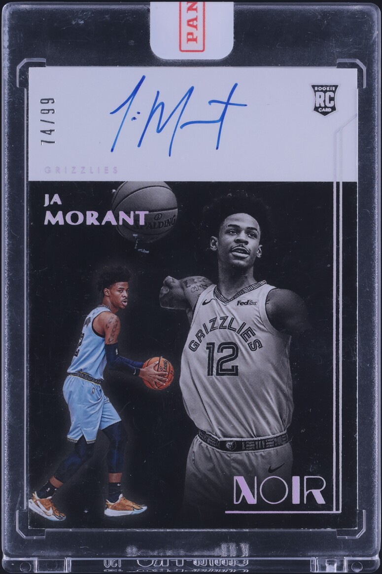 2019 Panini Noir Ja Morant ROOKIE AUTO /99 #396 on Fanatics Collect