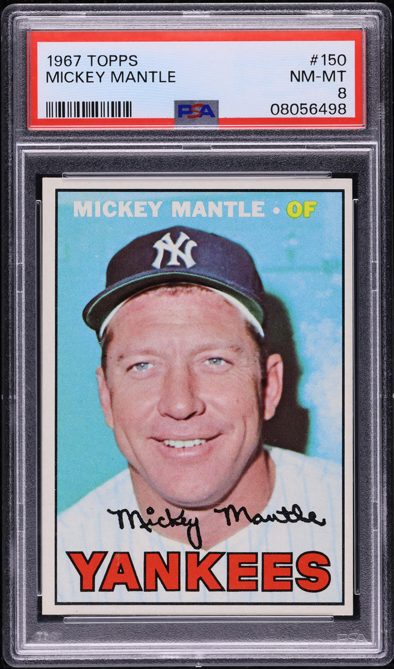 1967 Topps Mickey Mantle #150 PSA 8 NM-MT on Fanatics Collect