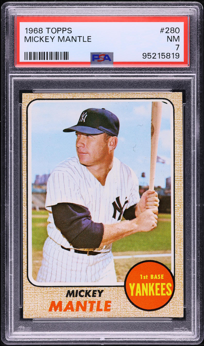 1968 Topps Mickey Mantle #280 PSA 7 NRMT on Fanatics Collect