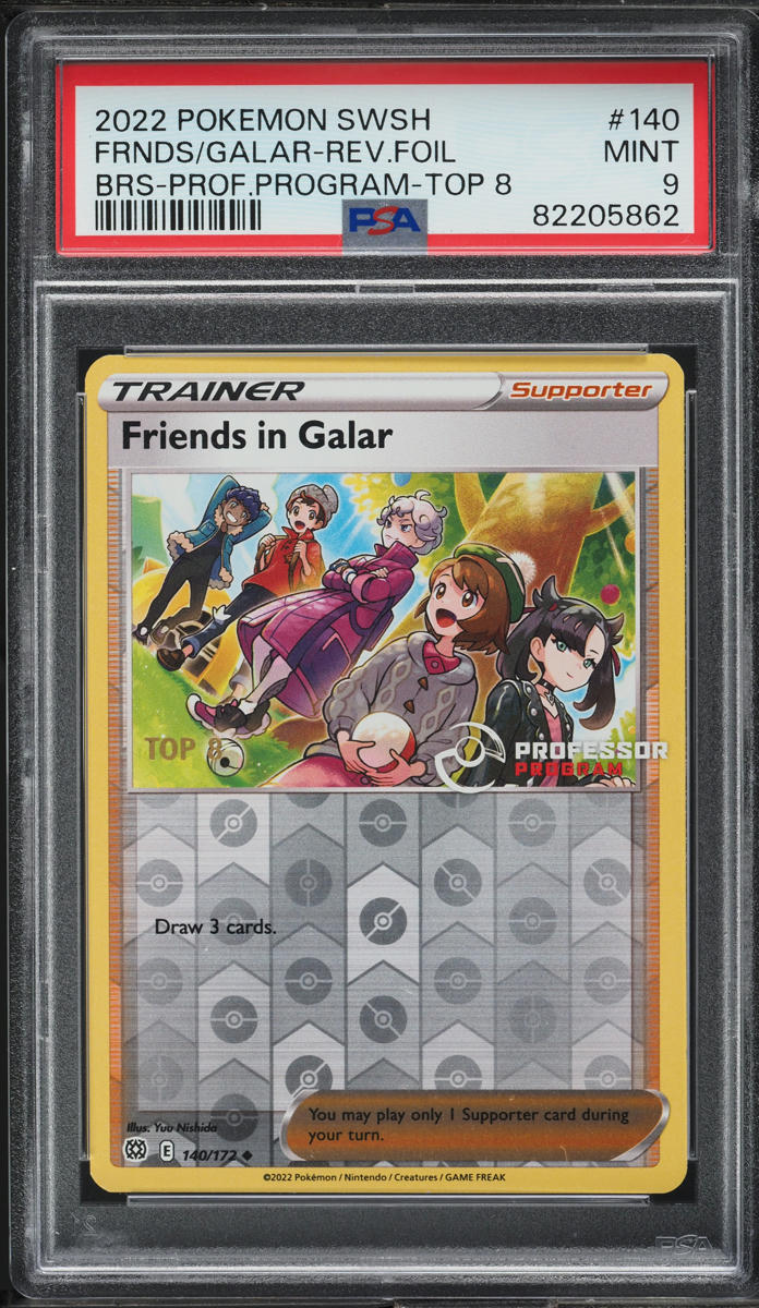 2022 Pokemon SWSH Brilliant Stars Professor Program Friends in Galar ...