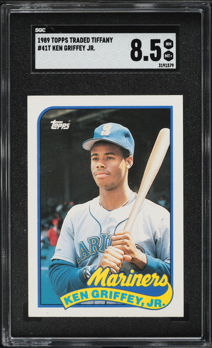 1989 Topps Traded Tiffany Ken Griffey Jr. ROOKIE #41T SGC 8.5 NM-MT+ on ...