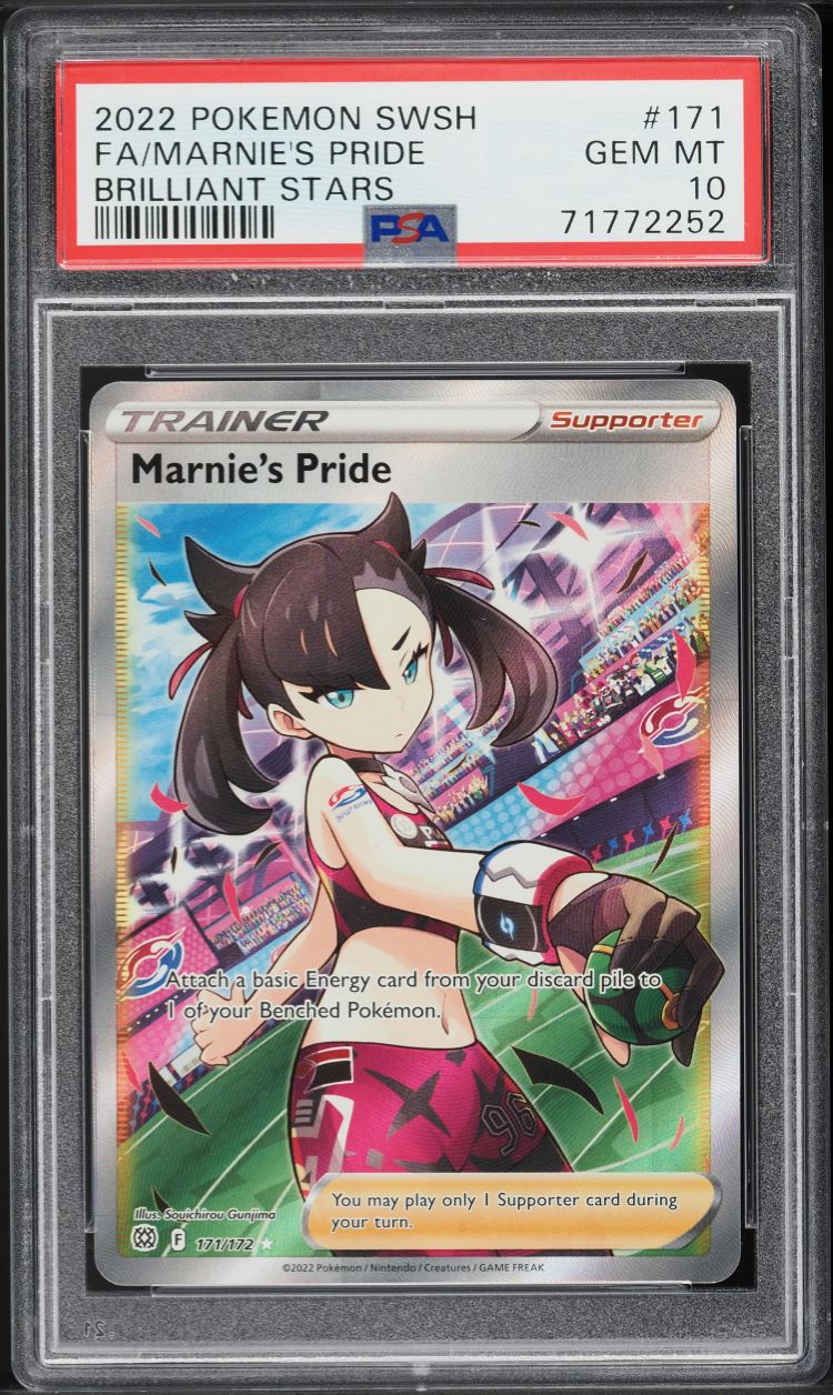 2022 Pokemon Sword & Shield Brilliant Stars Full Art Marnie's Pride ...
