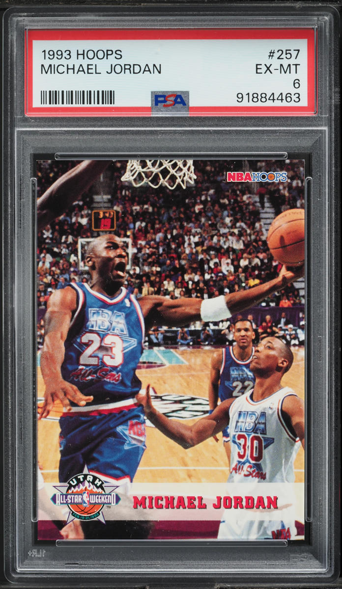 1993 Hoops Michael Jordan #257 PSA 6 EXMT on Fanatics Collect