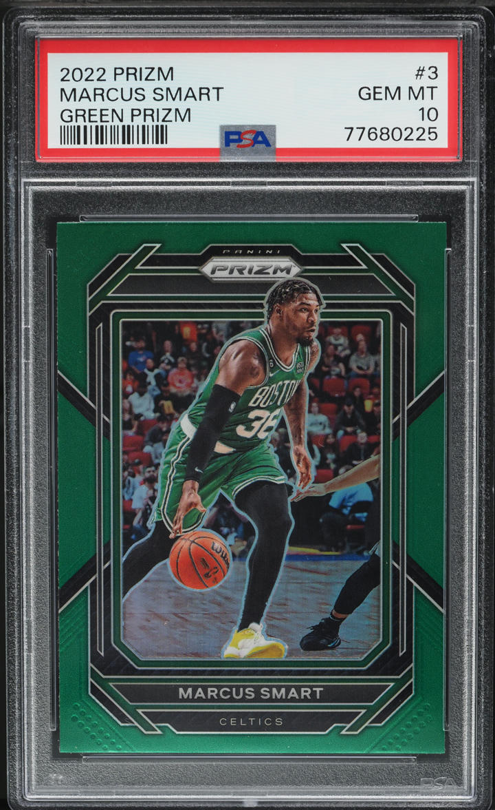 2022 Panini Prizm Green Marcus Smart #3 PSA 10 GEM MINT on Fanatics Collect