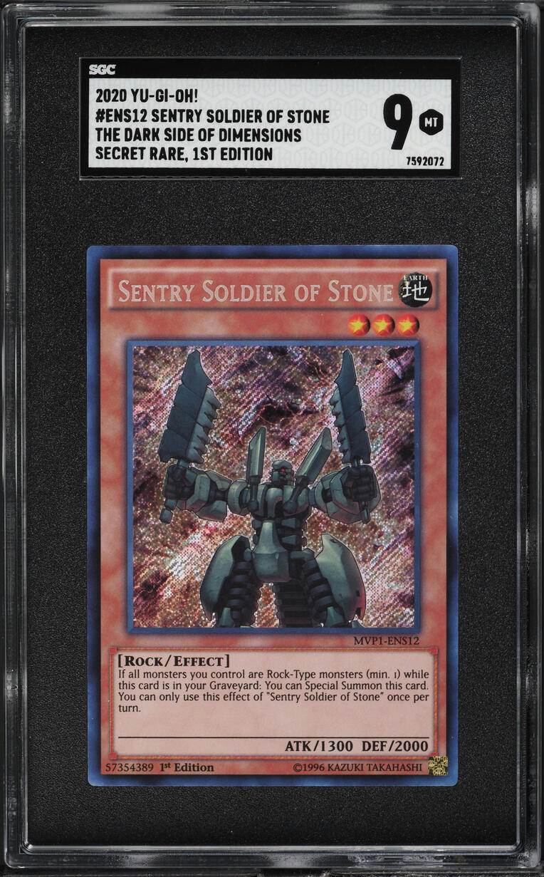 2020 Yu-Gi-Oh! MVP1 1st Edition Sentry Soldier Of Stone #MVP1-ENS12 SGC ...
