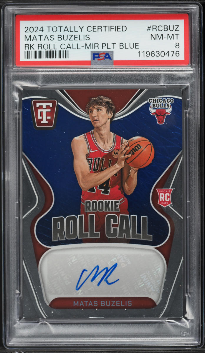 2024 Totally Certified Roll Call Mirror Platinum Blue Matas Buzelis ...