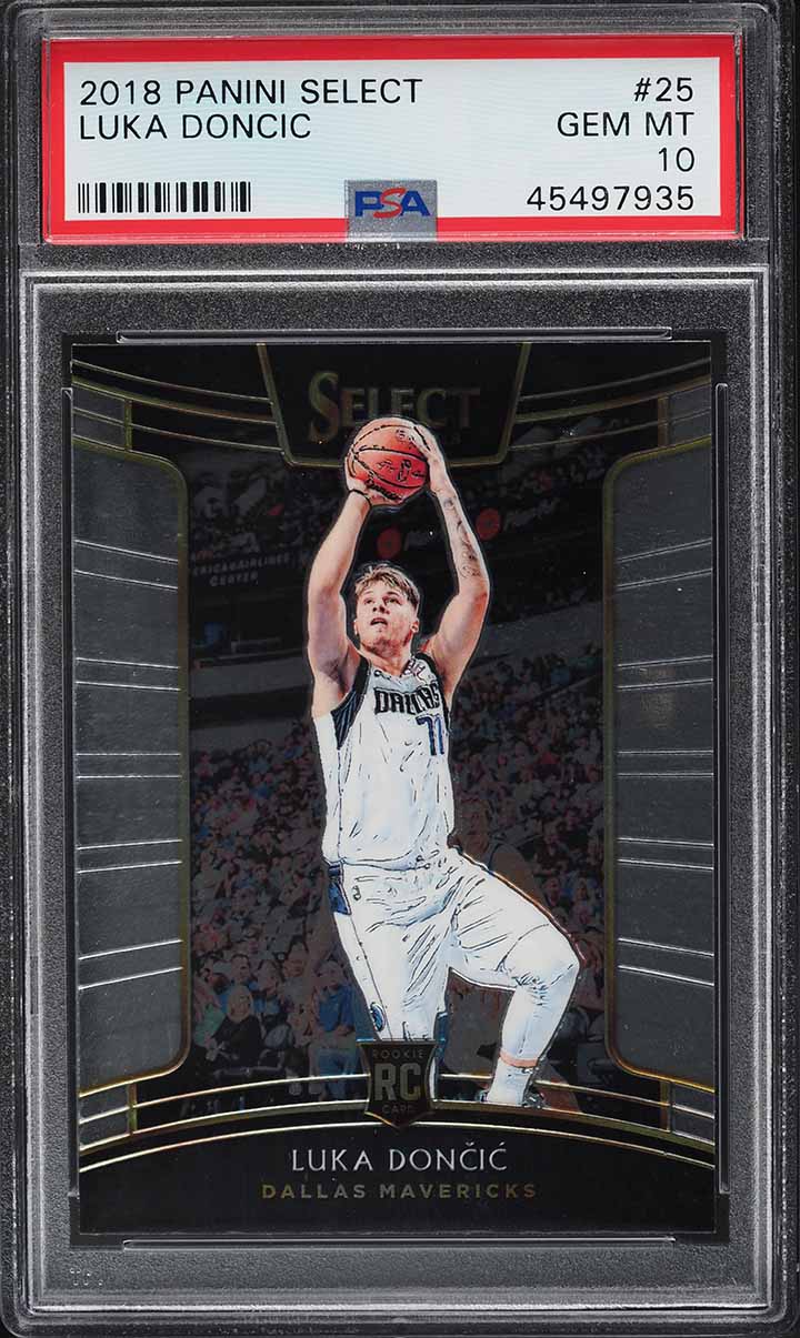 2018 Select Concourse Luka Doncic ROOKIE #25 PSA 10 GEM MINT on ...