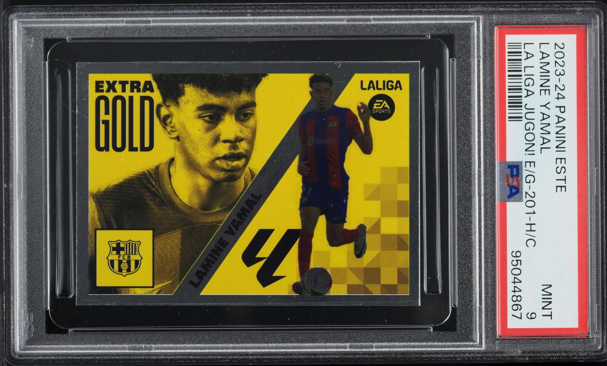 2023 Panini Este La Liga Jugon! Extra Gold La Liga Jugon! Lamine Yamal ...
