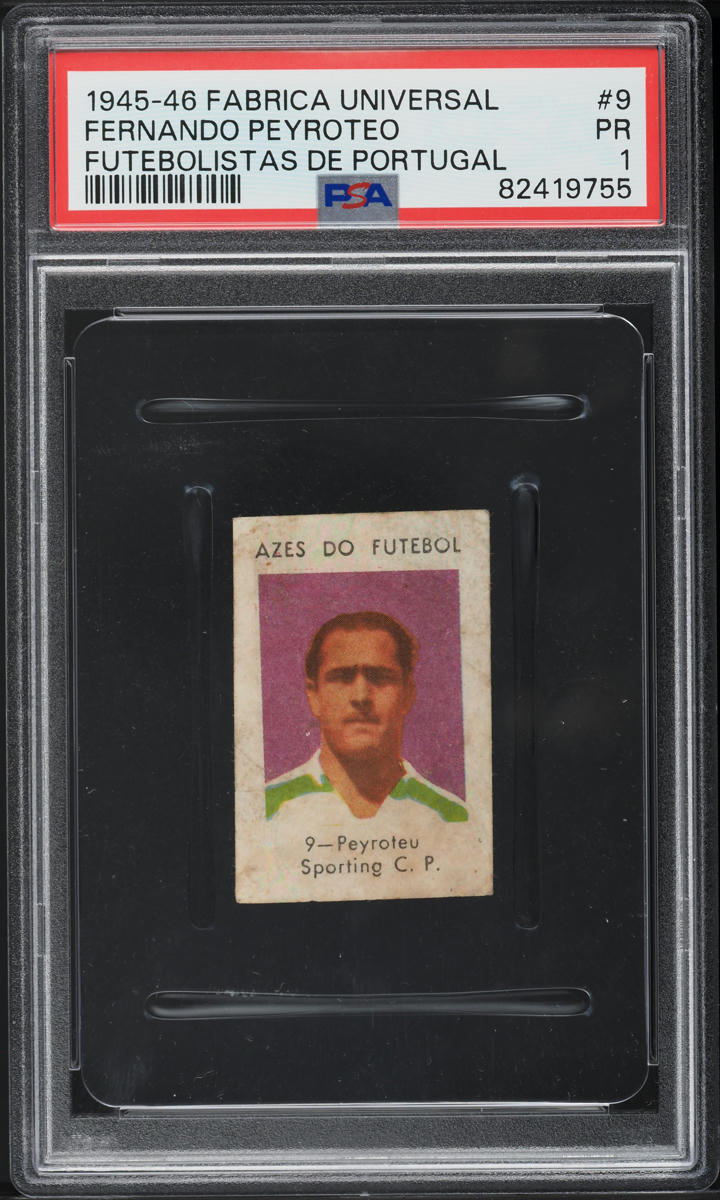 1945 Fabrica Universal Futebolistas De Portugal Fernando Peyroteo #9 ...
