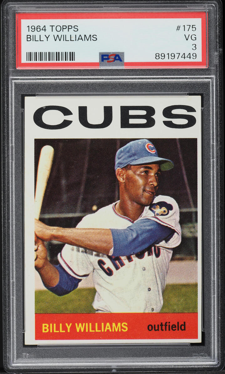 1964 Topps Billy Williams #175 PSA 3 VG on Fanatics Collect