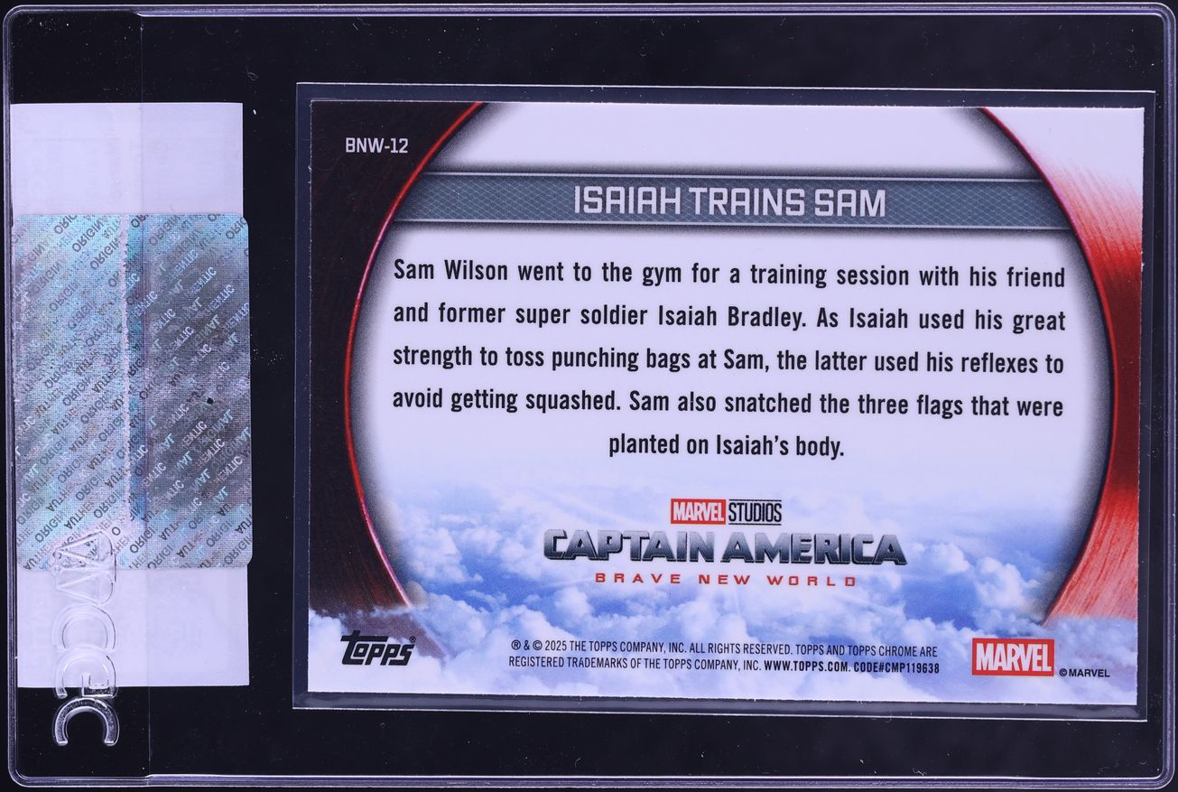 2025 Topps Chrome Marvel Studios Captain America: Brave New World ...