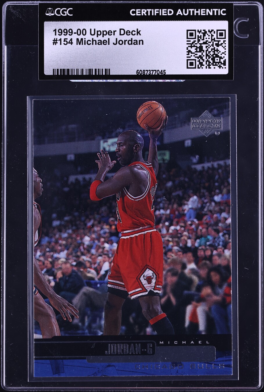 1999 Upper Deck Basketball Michael Jordan #154 CGC AUTH on Fanatics Collect