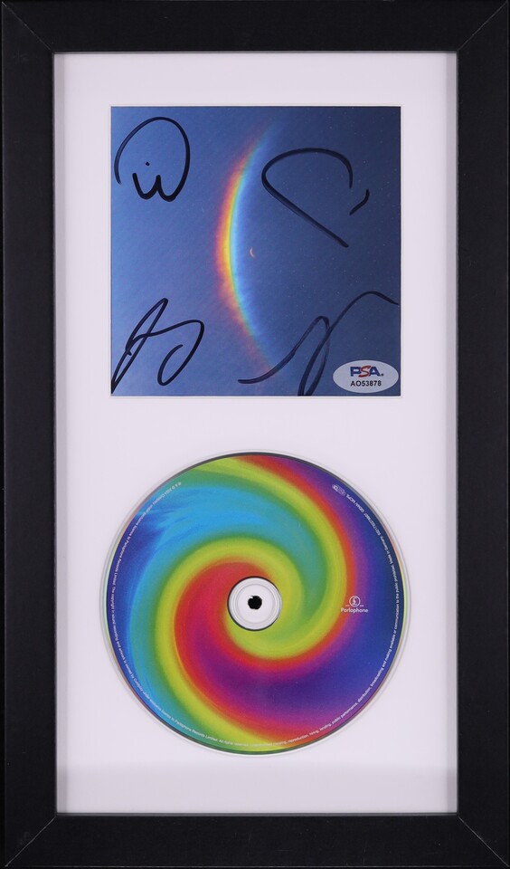 Coldplay Signed Autographed Framed CD Insert - PSA AUTH on Fanatics Collect