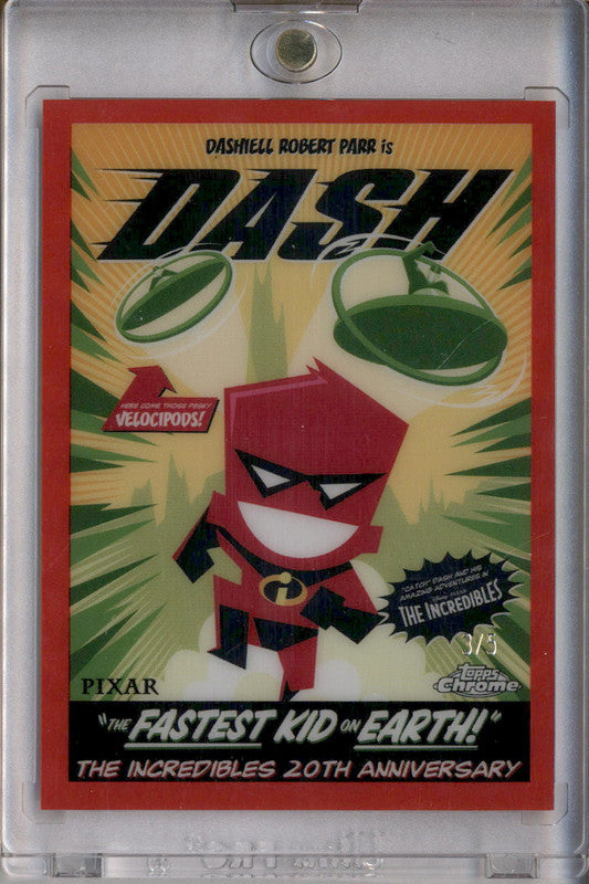 2024 Topps Chrome UK Disney The Incredibles 20th Anniversary Red Dash ...