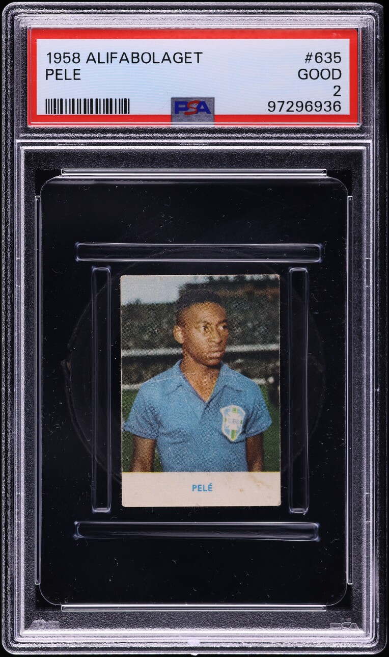 1958 Alifabolaget Pele ROOKIE #635 PSA 2 GD on Fanatics Collect