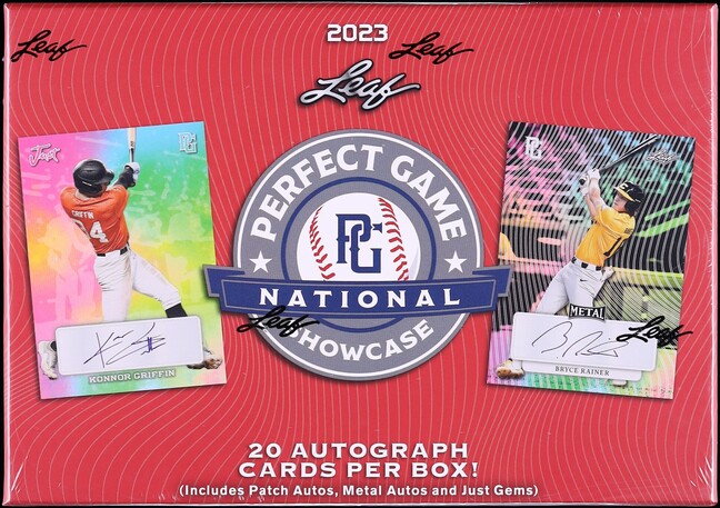 2023 Leaf Perfect Game National Showcase Sealed Hobby Box, 20ct Cards ...