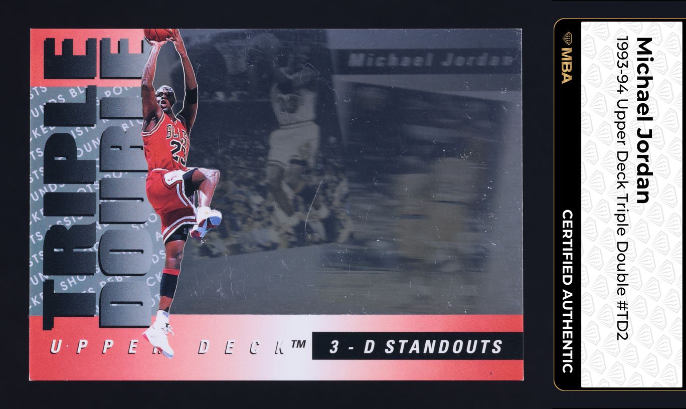 1993 Upper Deck Triple Double Michael Jordan #TD2 MBA AUTH on Fanatics ...