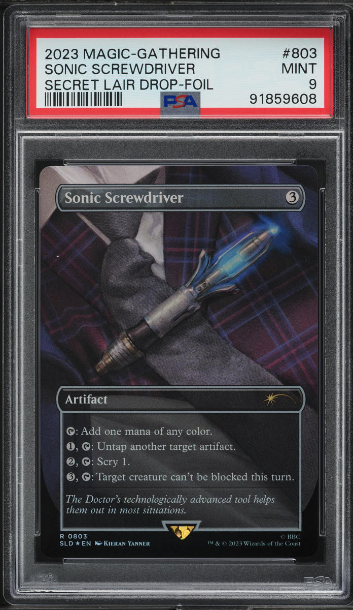 2023 Magic The Gathering MTG Secret Lair Drop Foil Sonic Screwdriver ...