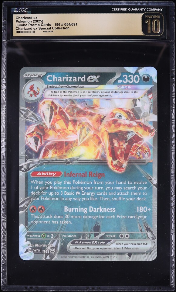 2025 Pokemon Scarlet & Violet Promo Special Collection Jumbo Charizard ...