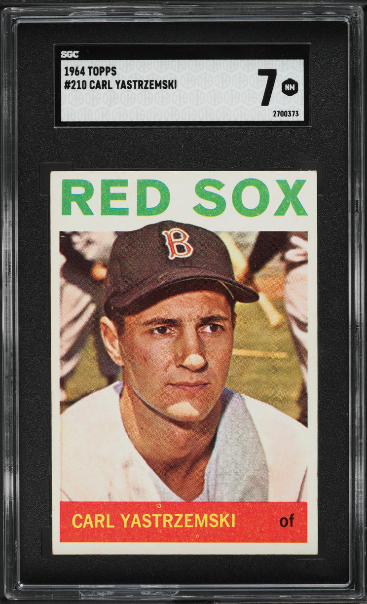 1964 Topps Carl Yastrzemski #210 SGC 7 NRMT on Fanatics Collect