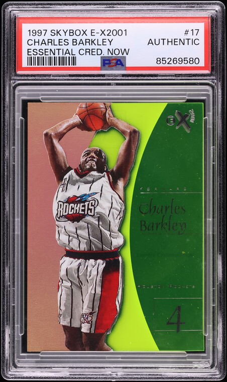 1997 Skybox E-X2001 Essential Credentials Now Charles Barkley 17/17 #17 ...