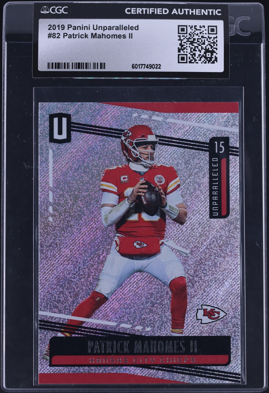 2019 Panini Unparalleled Patrick Mahomes II #82 CGC AUTH on Fanatics ...