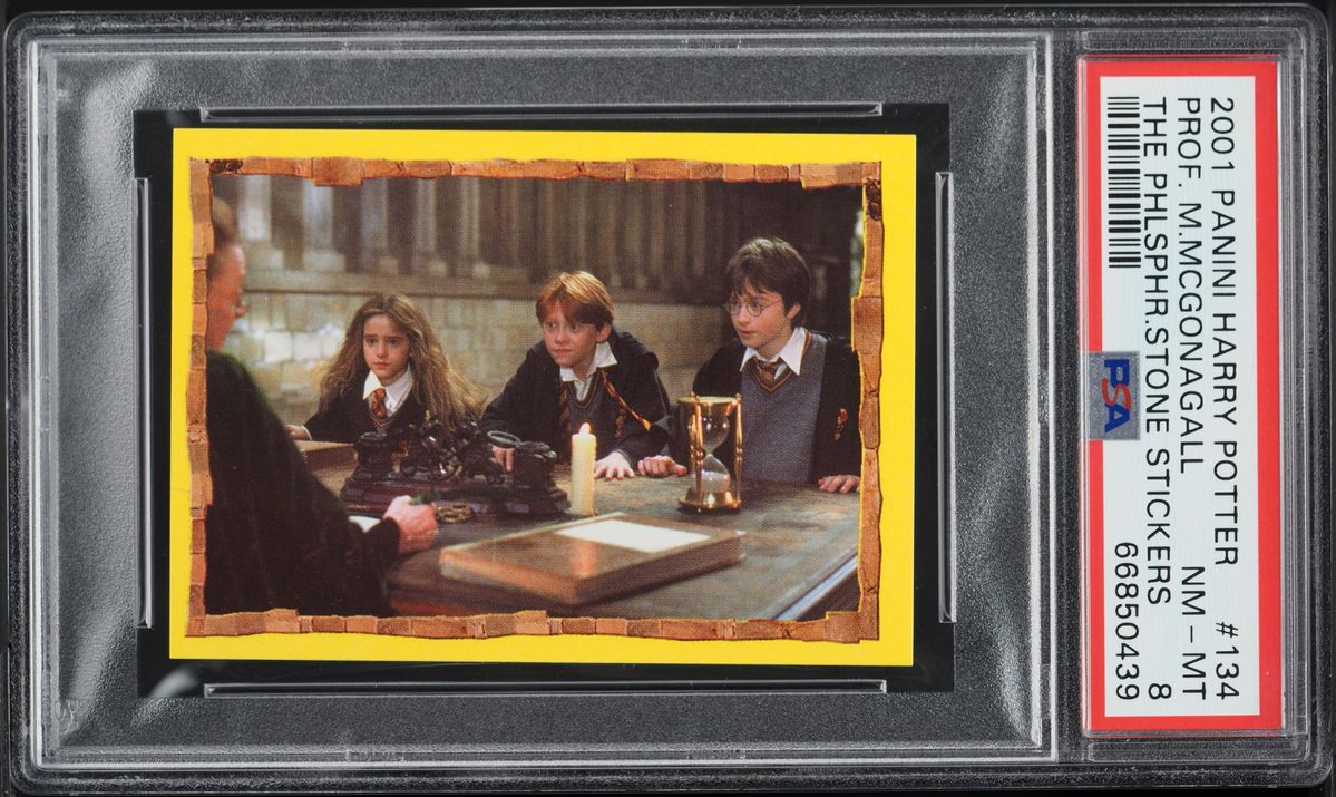 2001 Panini Harry Potter Philosopher's Stone Stickers Prof McGonagall ...