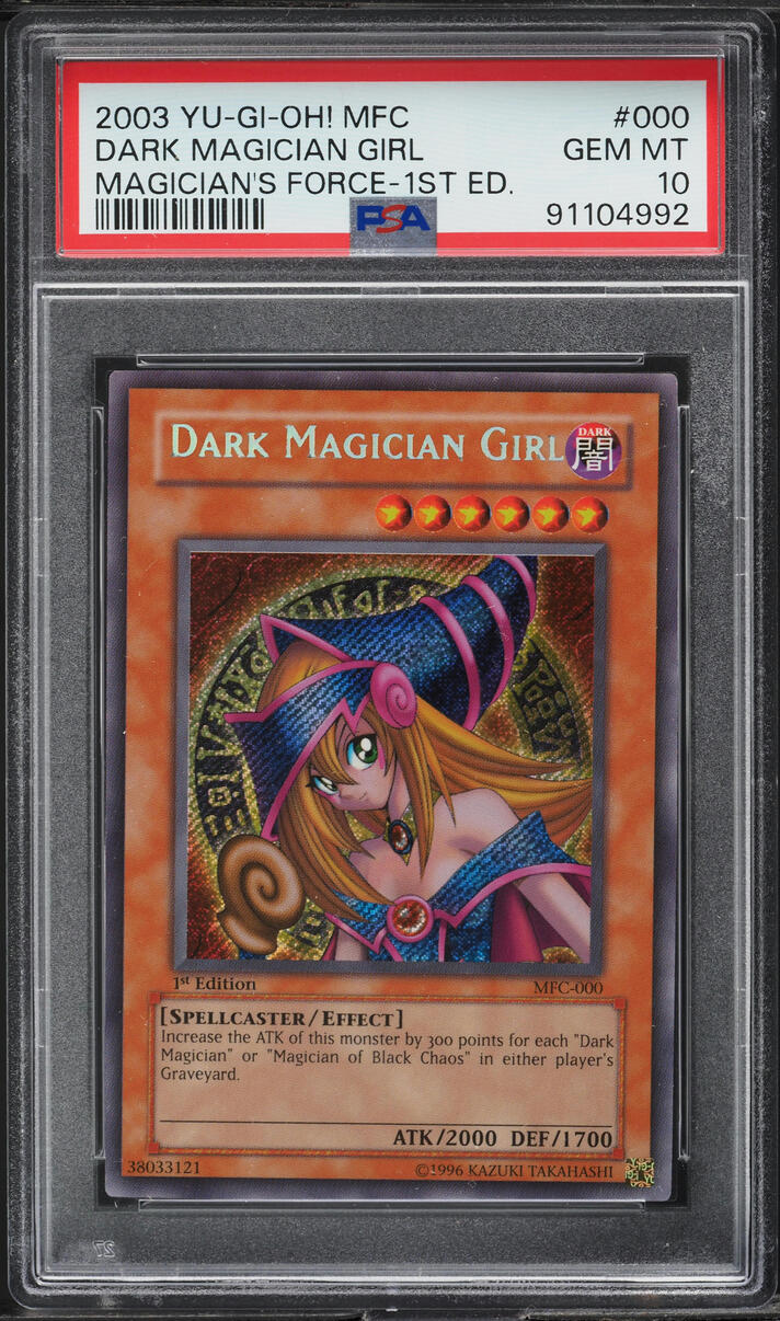 2003 Yu-Gi-Oh! Magician's Force 1st Edition Dark Magician Girl #MFC-000 PSA 10 on Fanatics Collect