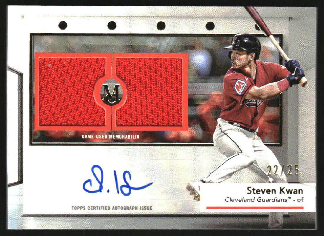 2024 Museum Collection Signature Swatches Dual Relic Auto Gold Steven ...