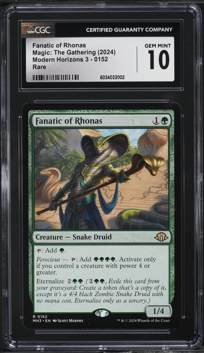 2024 Magic The Gathering MTG Modern Horizons 3 Fanatic Of Rhonas #152 ...