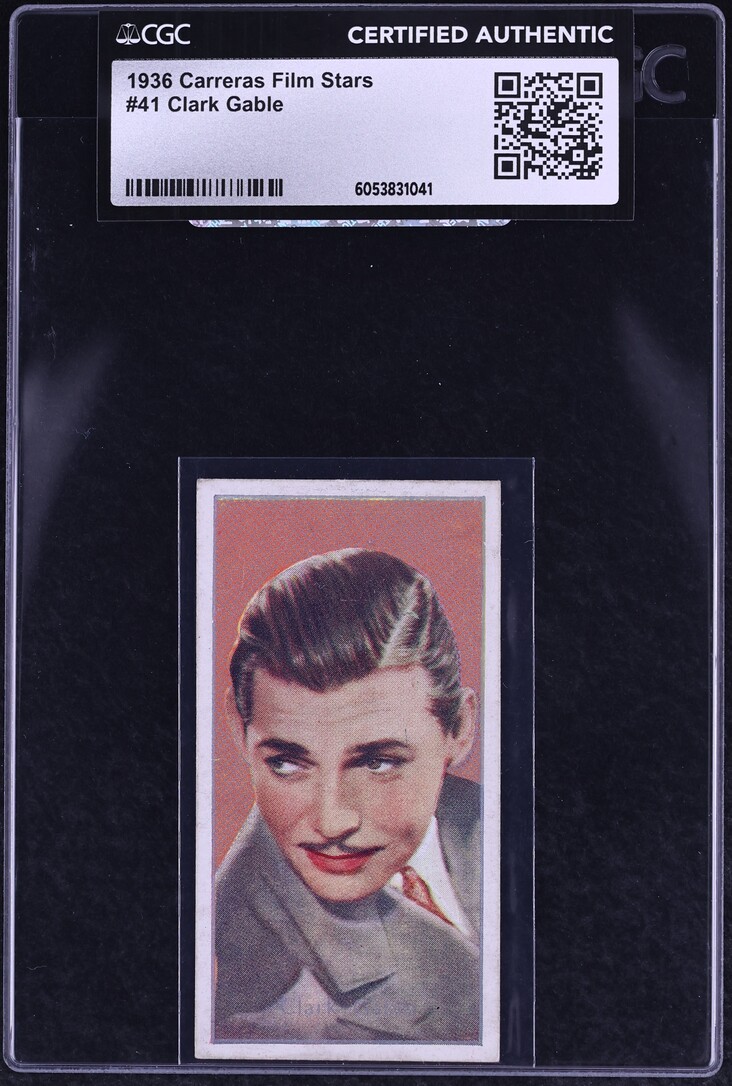 1936 Carreras Film Stars Clark Gable #41 CGC AUTH on Fanatics Collect