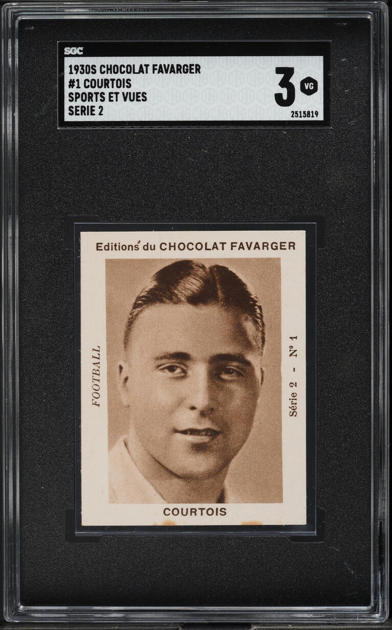 1930s Chocolat Favarger Sports Et Vues Courtois SERIE 2 #1 SGC 3 VG on ...
