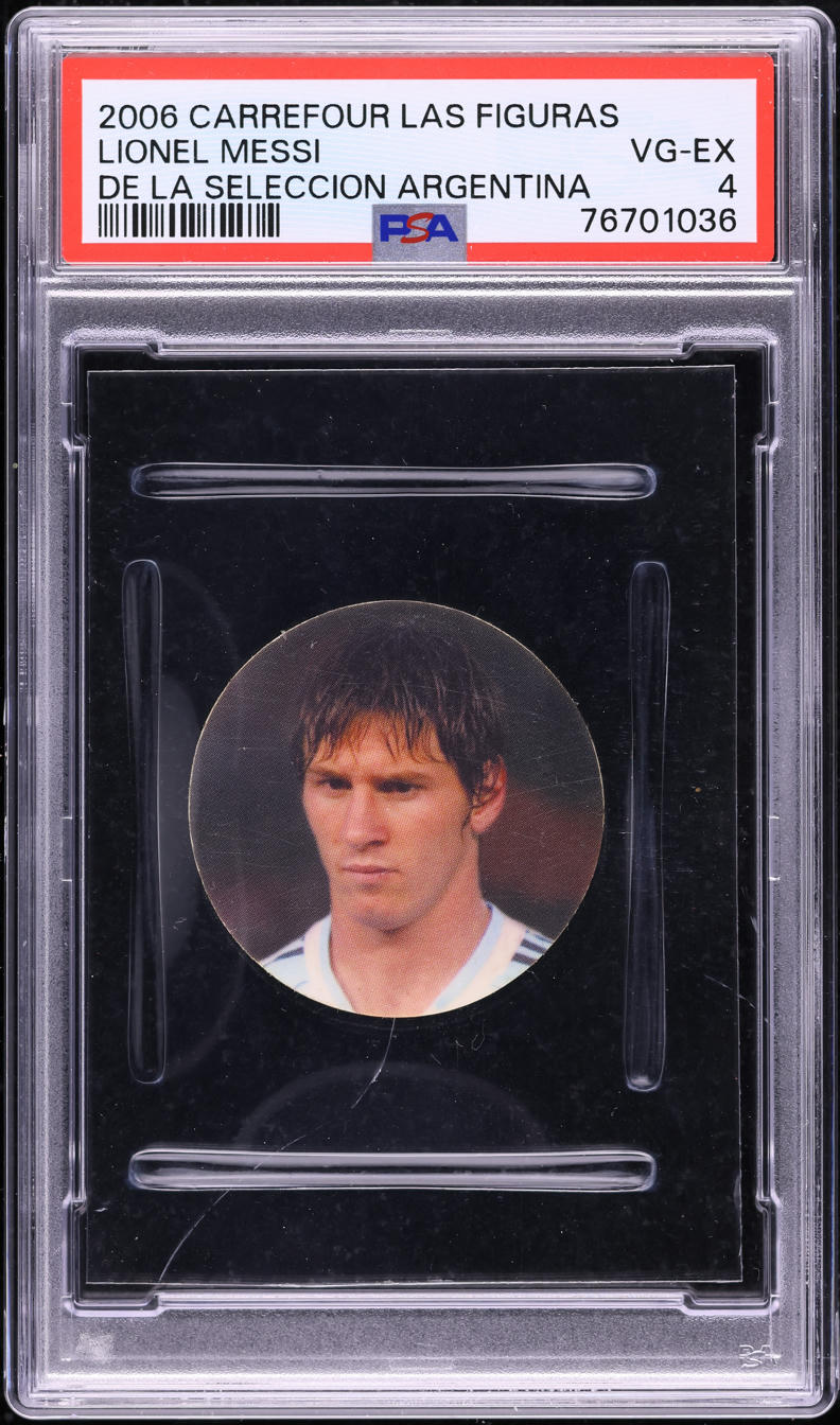 2006 Carrefour Las Figuras De La Seleccion Argentina Lionel Messi PSA 4 ...