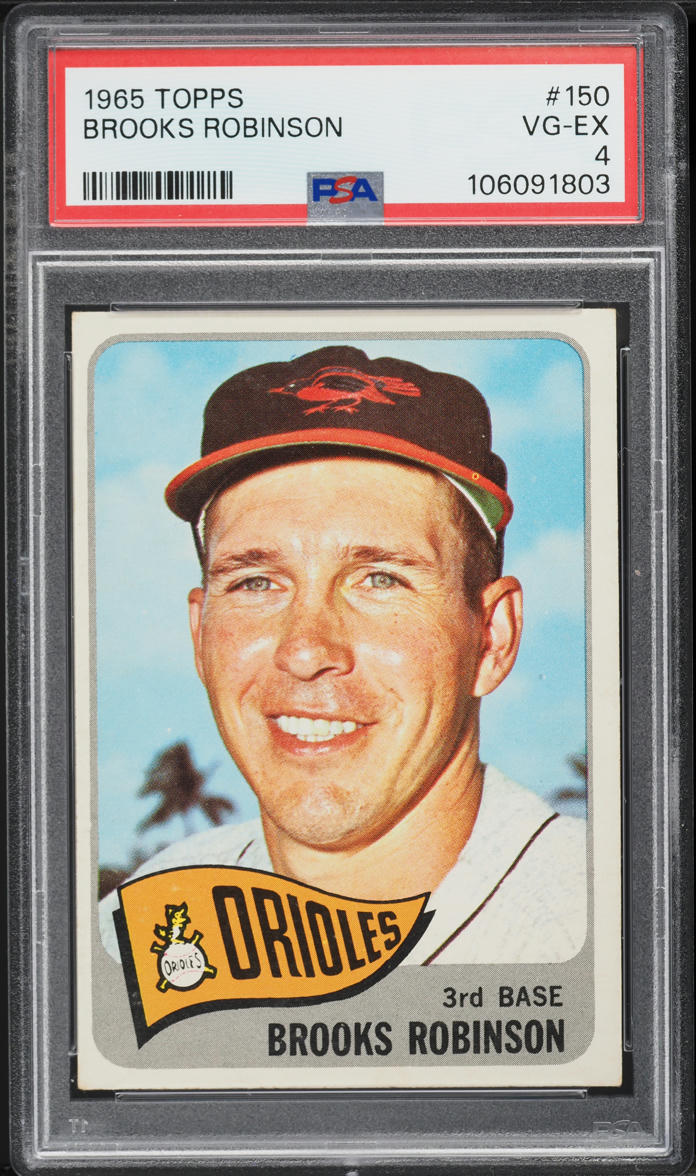 1965 Topps Brooks Robinson #150 PSA 4 VGEX on Fanatics Collect