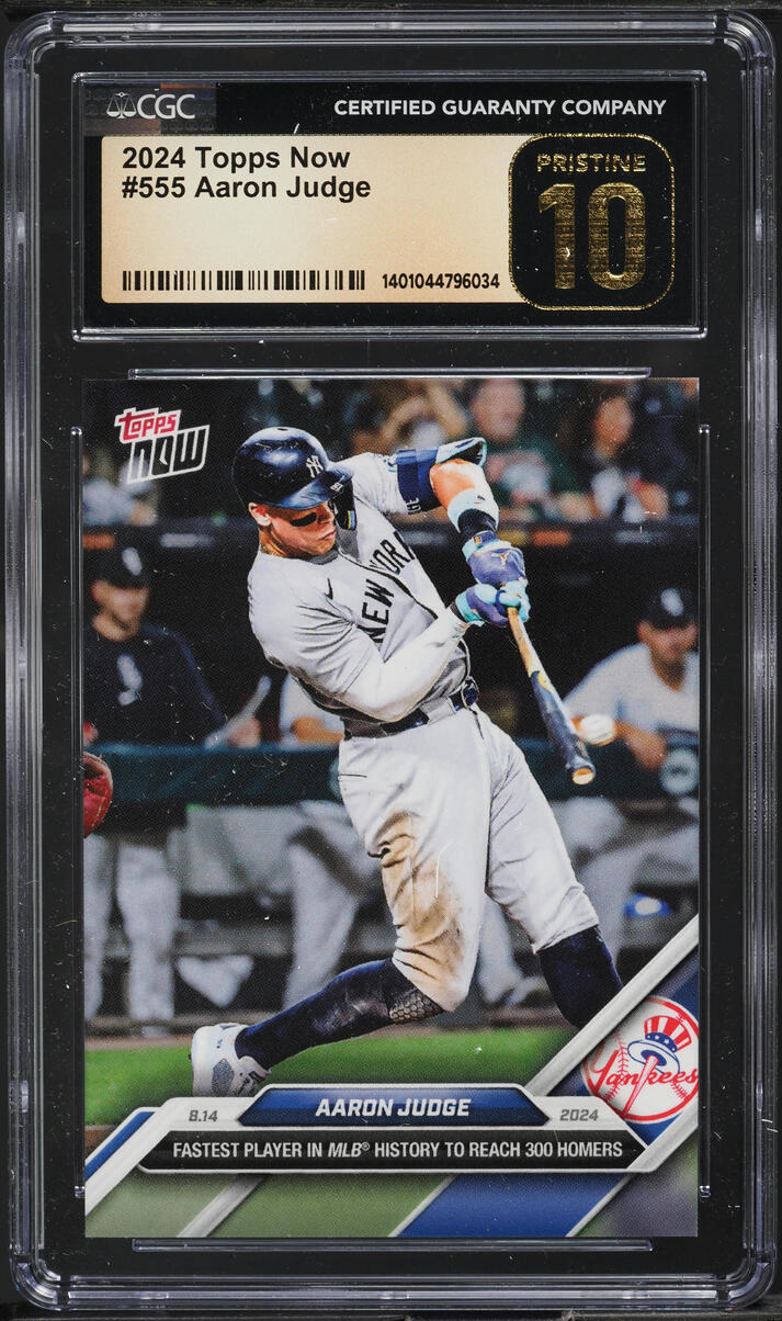 2024 Topps Now Aaron Judge #555 CGC 10 PRISTINE on Fanatics Collect