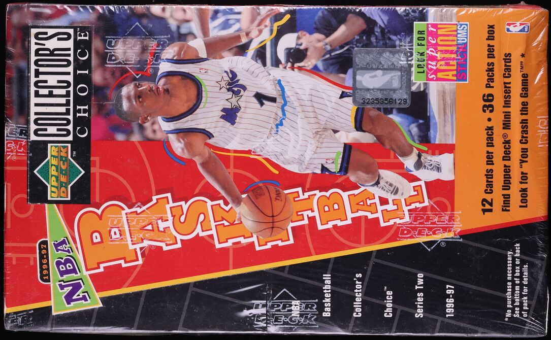 1996 Collector's Choice Series 2 Basketball Sealed Hobby Box on ...