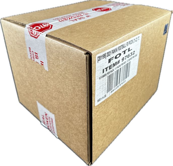 2021 Panini Prizm Football FOTL Sealed Hobby Case - 12ct Box on ...