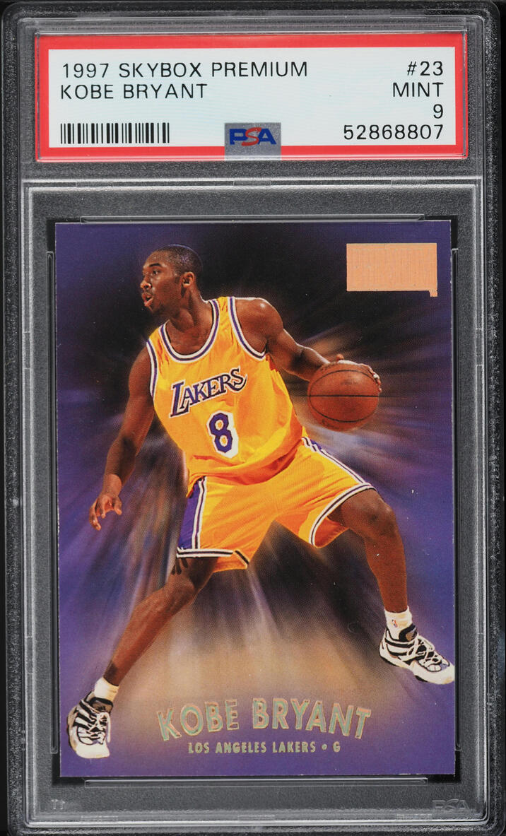 1997 Skybox Premium Kobe Bryant #23 PSA 9 MINT on Fanatics Collect