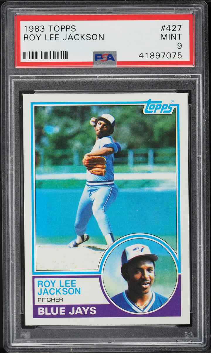 1983 Topps Roy Lee Jackson #427 PSA 9 MINT on Fanatics Collect