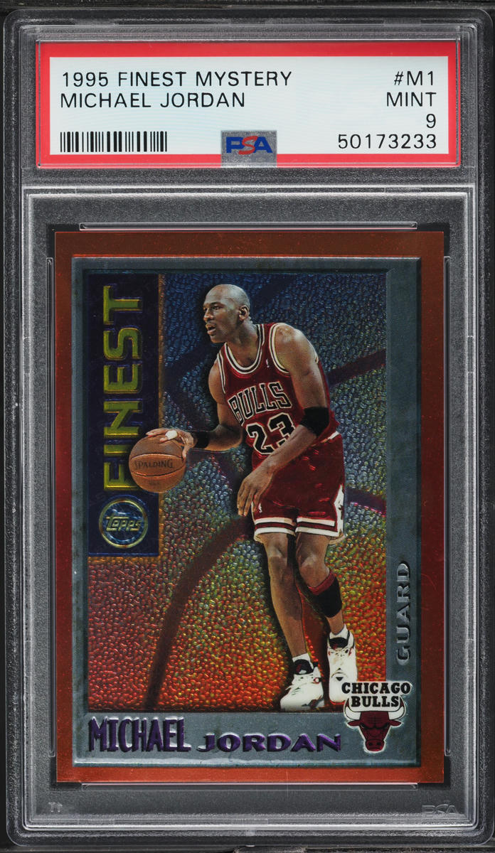 1995 Finest Mystery Michael Jordan #M1 PSA 9 MINT on Fanatics Collect