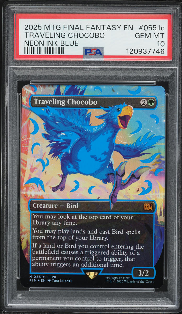 2025 Magic The Gathering MTG Final Fantasy Neon Ink Blue Traveling ...