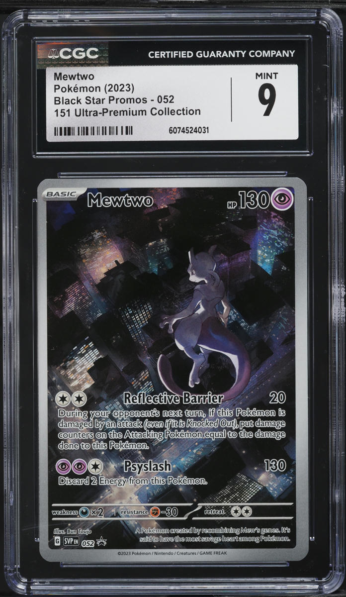 2023 Pokemon Scarlet & Violet 151 Promo Ultra Premium Collection Mewtwo ...