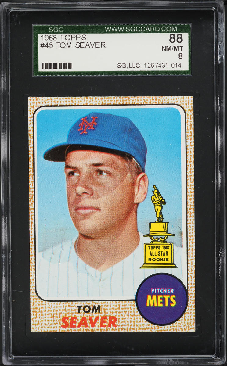 1968 Topps Tom Seaver #45 SGC 8 NM-MT on Fanatics Collect