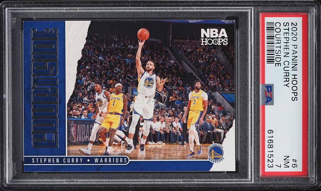 2020 Hoops Courtside Stephen Curry #6 PSA 7 NRMT on Fanatics Collect