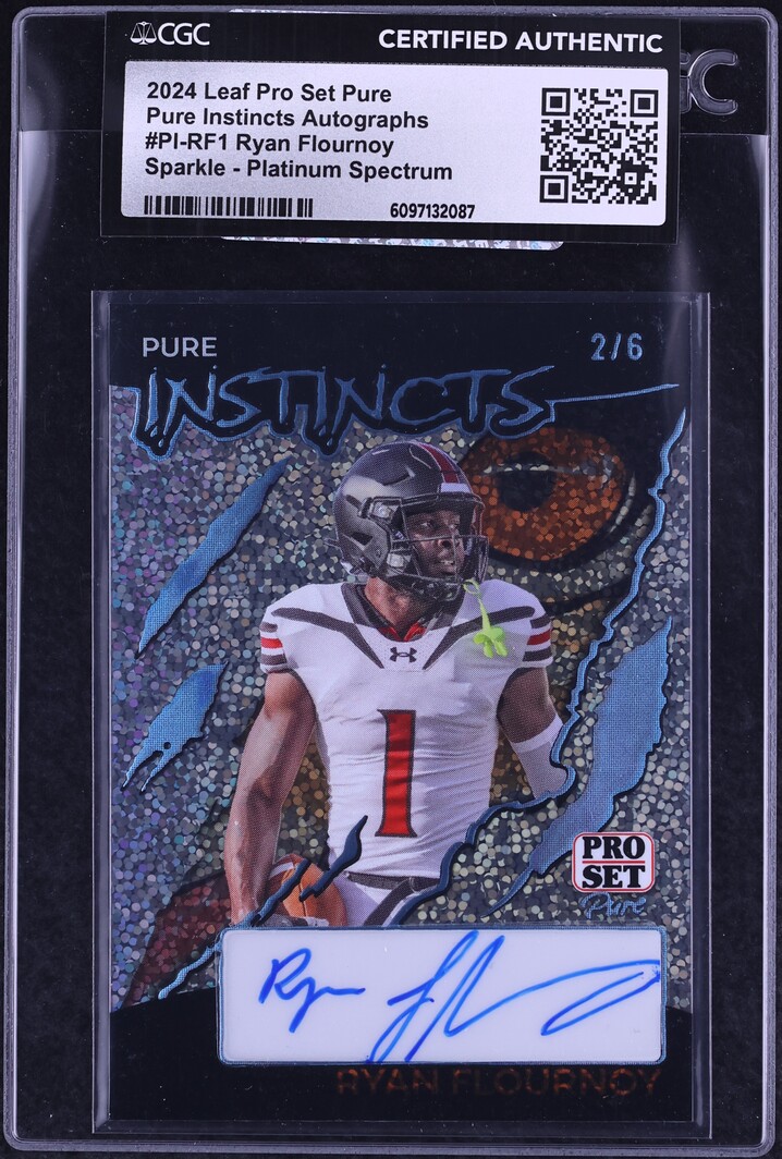 2024 Leaf Pro Set Pure Instincts Sparkle Platinum Spectrum Ryan ...