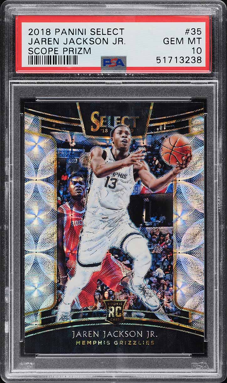 2018 Select Concourse Scope Prizms Jaren Jackson Jr. ROOKIE #35 PSA 10 GEM MINT on Fanatics Collect